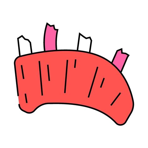 Meat Cube Icon Color Illustration 49823771 Vector Art At Vecteezy