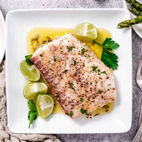 Baked Grouper With Key Lime Butter Sauce — Key West Florida