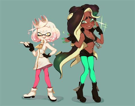 Pin By Sara J On Splatoon Pearl And Marina Splatoon Marina Splatoon