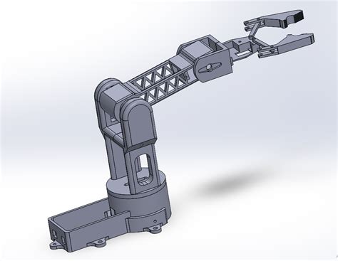 💪 Brazo RobÓtico Editable Solidworks And Step・archivo 3d Gratis Para