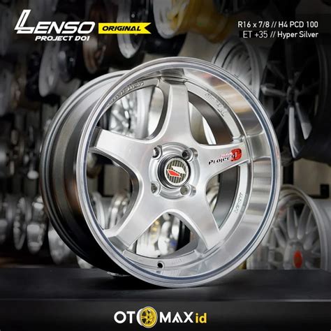 Velg Mobil Lenso Project D01 Ring 16 Hyper Silver Otomax Store Otomax Store Jual Velg Mobil