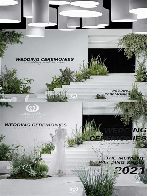 利用空间几何美学带来一场秀场极简风婚礼 真实婚礼 Dodo时尚婚礼网 花瓣网