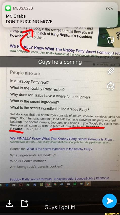 Krabby Patty Recipe Secret Formula