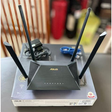Router Wifi Asus Rt Ax53u Chuẩn Ax1800 Dual Band Wifi 6 Router Wifi Có