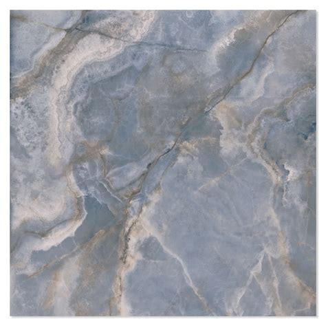 Marmor Klinker Lux Cirrus Blå Polerad 120x120 cm Hill Ceramic