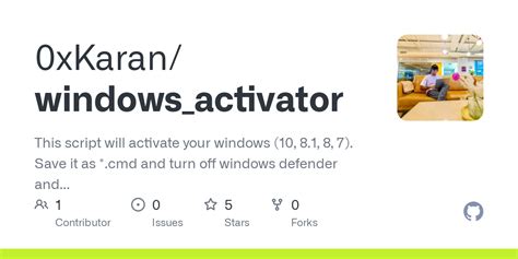 Github 0xkaranwindowsactivator This Script Will Activate Your