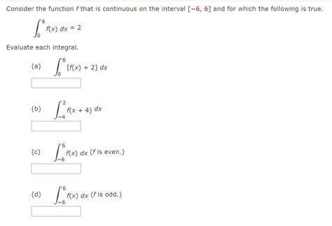 Solved Consider The Function F That Is Continuous On The Chegg Com