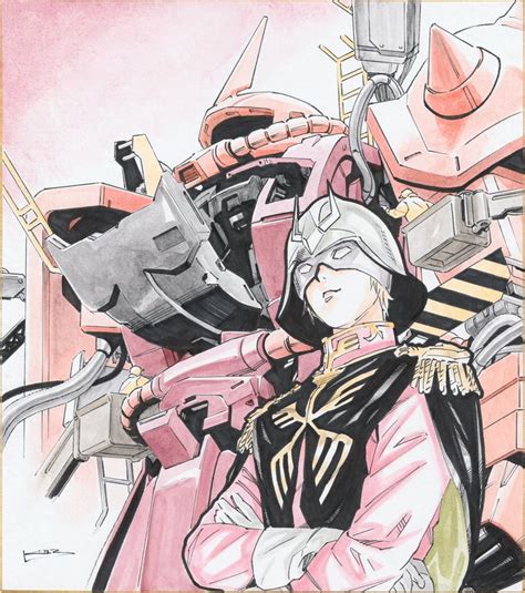 Char Aznable And Zaku Ii S Char Custom Gundam And 1 More Drawn By