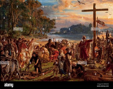 La christianisation de la Pologne 966 À partir de la série Histoire