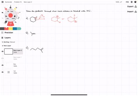 SOLVED Draw The Products Formed When Each Alkene Is Treated With
