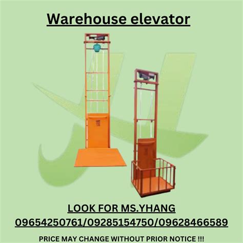 Warehouse Elevator Commercial And Industrial Construction And Building