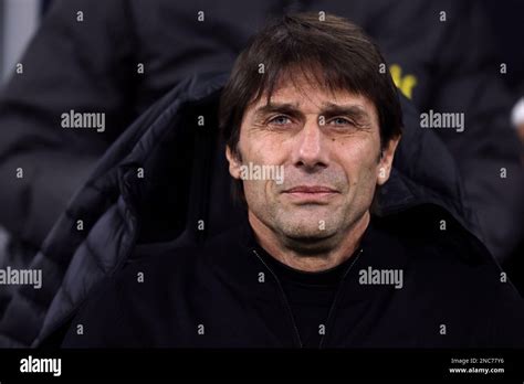 Tottenham Hotspur Manager Antonio Conte During The Uefa Champions