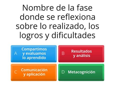 Aprendizaje basado en indagación bajo enfoque STEAM Cuestionario