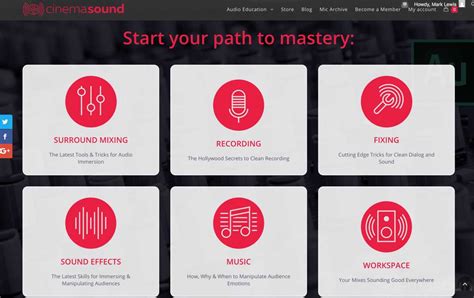 The New Cinema Sound Website