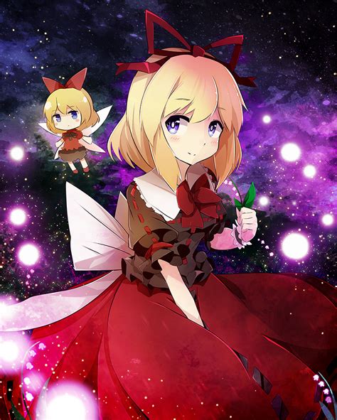 Safebooru 2girls O Blonde Hair Blue Eyes Blush Breasts Bubble Skirt Doll Eyebrows Visible