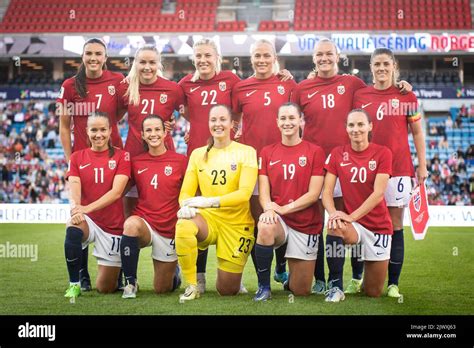 Oslo Norway 06th Sep 2022 The Starting 11 Of Norway Seen For The