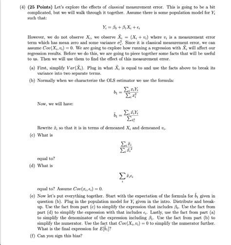 4 25 Points Lets Explore The Effects Of