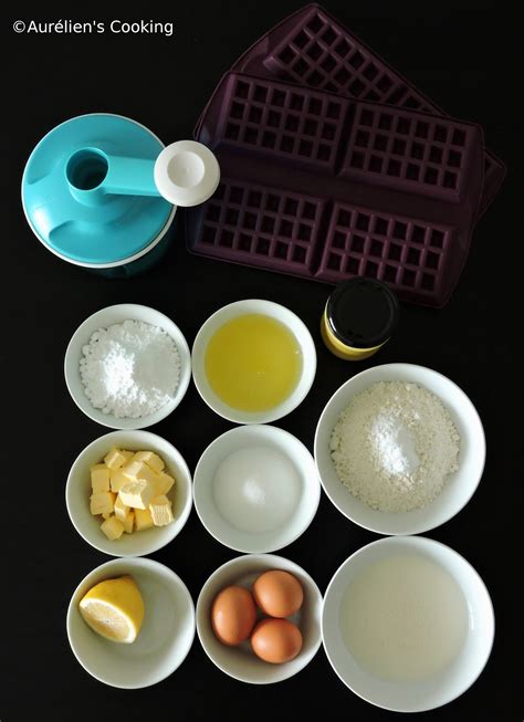 Aurélien s Cooking Gaufres au citron meringué recette Tupperware
