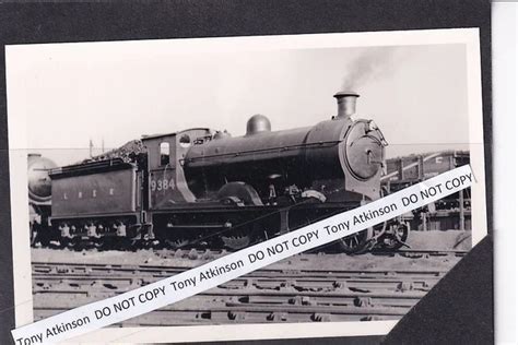 L N E R Ex Nbr D33 Class 4 4 0 No 9384 Vintage Image L10729 £