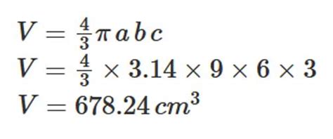 Volume Of An Ellipsoid Formula Trung TÂm Gia SƯ TÂm TÀi ĐỨc Hotline