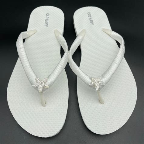 Starfish Flip Flops Etsy
