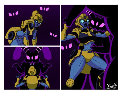 Rule 34 Alien Alien Humanoid Bimbo Bimboification Blackarachnia Bunny