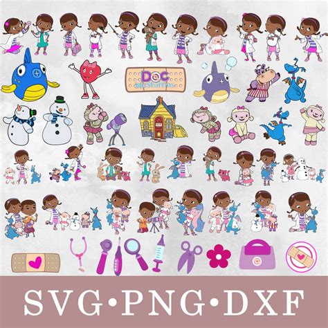 Doc Mcstuffin Svg Doc Mcstuffin Bundle Svg Png Dxf Inspire Uplift