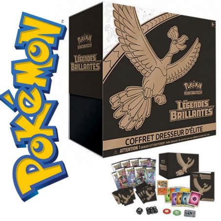 POKEMON Coffret SL3 5 Dresseur d Élite Légendes Brillantes Ho oh