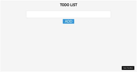 Todo Codesandbox