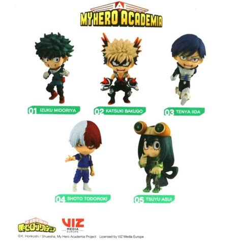 Chibi Masters My Hero Academia Shoto Todoroki Figure 6cm Tall For Ages 8