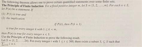 Solved The Following Theorem Allows One To Prove Certain