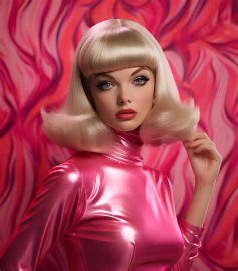 Premium Photo Potrait Of Barbie Wearing Pink