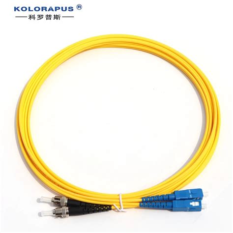 St Sc Single Mode Duplex Fiber Optic Patch Cable 3m Fiber Optic Patch