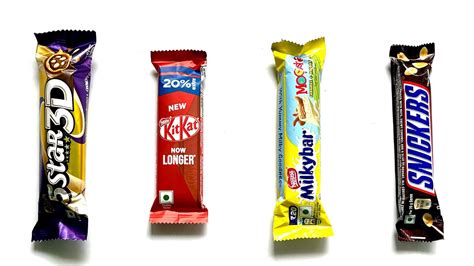 5star 3d Vs Kitkat Vs Milkybar Vs Snickers Youtube