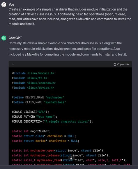 Prompting A Linux Driver With Chatgpt In The GenAI Era Stellar Iot