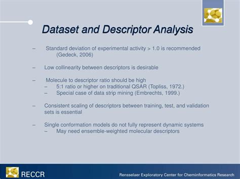 Ppt Predictive Cheminformatics Best Practices For Determining Model Domain Applicability