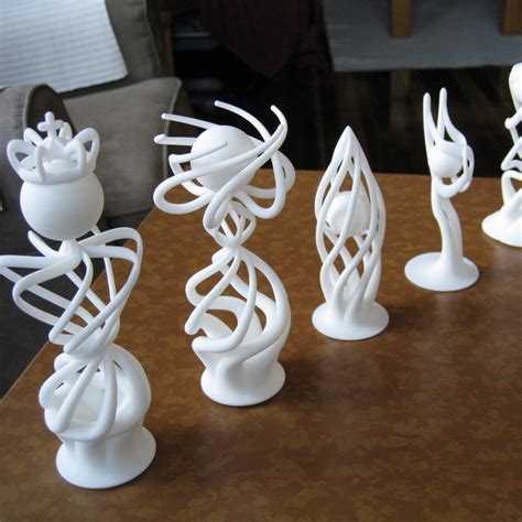 Free Stl File Zeycus Abstract Chess Set ♟️・3d Print Model To Download・cults