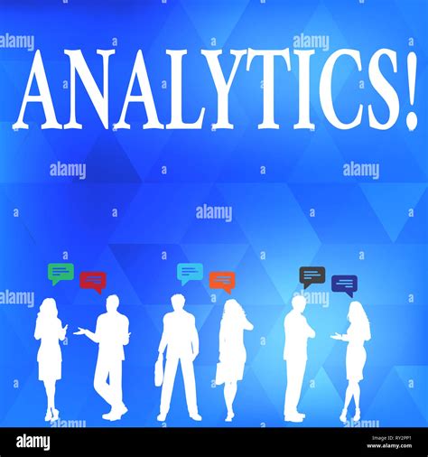 Conceptual Hand Writing Showing Analytics Concept Meaning Data