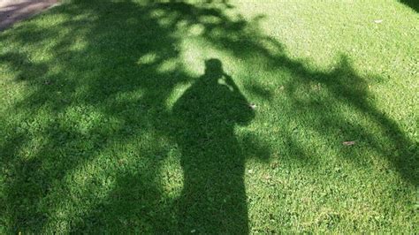 Premium Photo Shadow Of Man On Grass