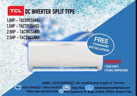 Tcl Dc Inverter Tv And Home Appliances Air Conditioning And Heating On