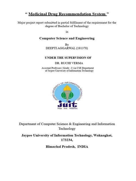 Medicinal Drug Recommendation System Download Free Pdf Python Programming Language