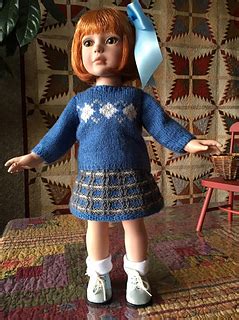 Ravelry Doll Argyle Set Pattern By UNA HENDRY