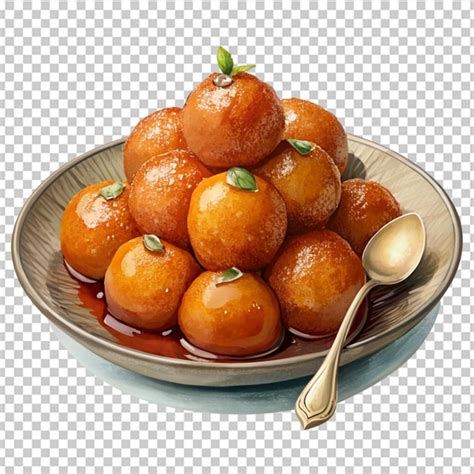 Gulab Jamun Premium Ai Generated Psd