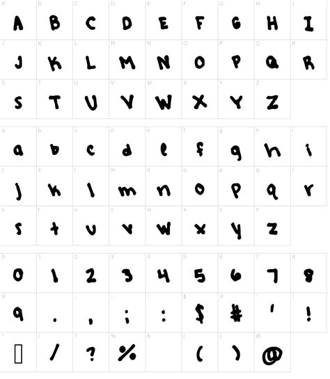Rebeccas Handwriting By Bob The Builder Font Download