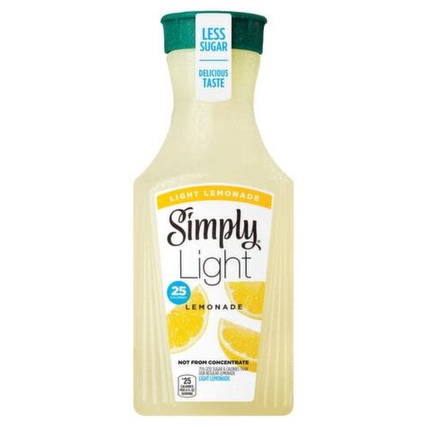 Simply Light Lemonade Bottle 52 Fl Oz Shoprite