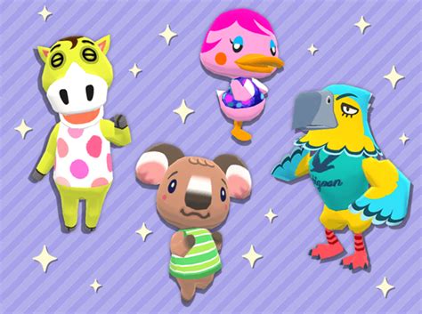 ポケ森 828に追加された住民（アデレード、ミランダ、フランク、デースケ） 主婦 アプリゲームとか（仮）