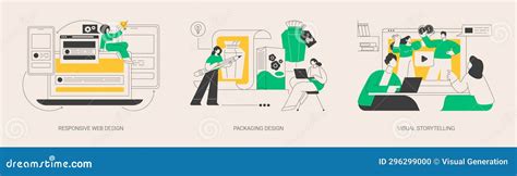 Design Services Abstract Concept Vector Illustrations Stock Vector