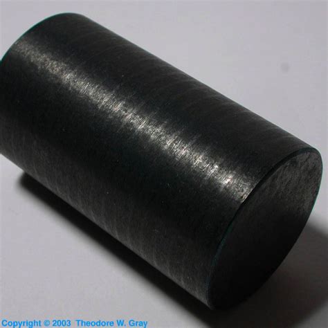 Depleted Uranium Cylinder A Sample Of The Element Uranium In The