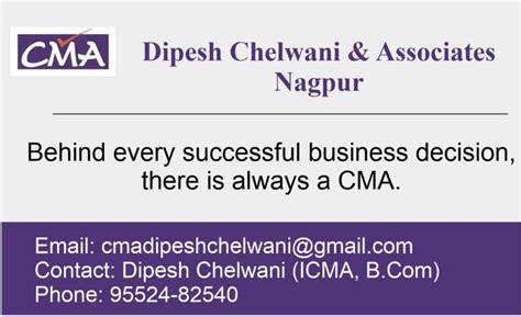 Cma Dipesh Chelwani On Linkedin Glad To Announce That I Have Started