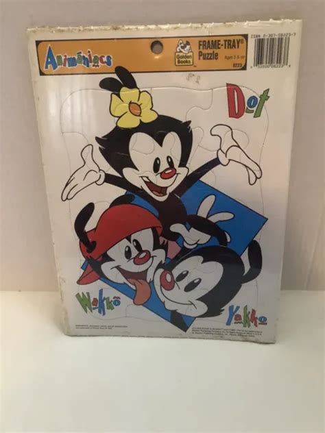 Animaniacs Wakko Yakko And Dot 1994 Pvc Figure Set Rare Warner Bros